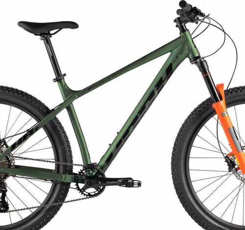 Велосипед horh root plus 27,5" (2024) Green-Orange Sim98