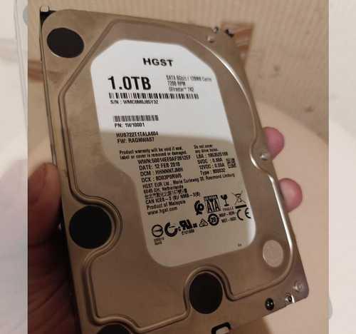 Жесткий диск hgst DC HA210 HUS722T1tala604, 1тб