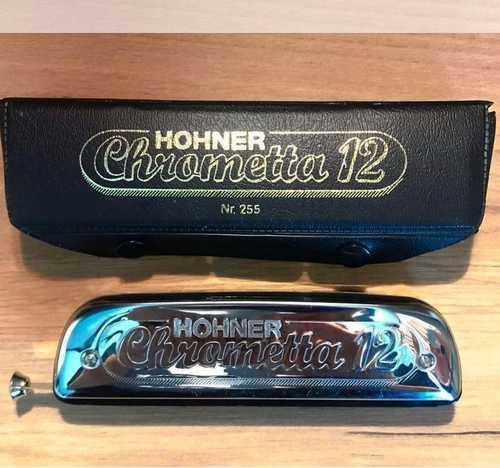 Губная гармошка Hohner chrometta 12