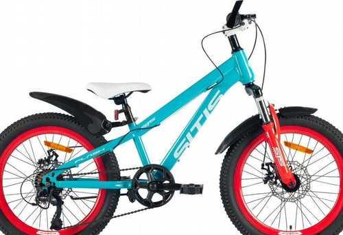 Велосипед sitis flash 20" 7sp (2024) Turquoise-Red