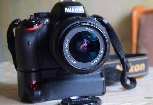 Nikon D5100 KIT 18-55 с малым пробегом