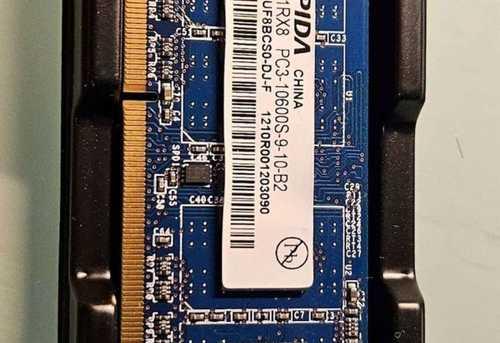 Оперативная память ddr3 2Gb 1.5v для ноутбука