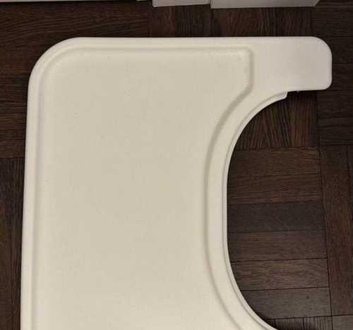 Столик Stokke Steps Tray белый   мягкое сиденье