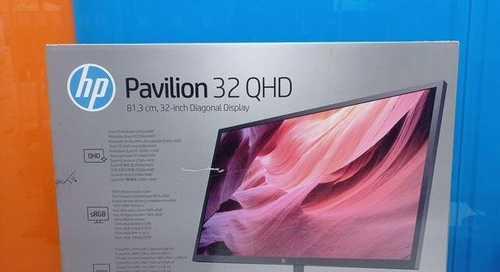 Новый Монитор HP Pavilion 32 QHD 31.5"