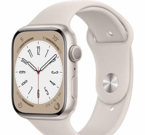 Apple Watch Series 8 41mm Starlight (S/M) новые