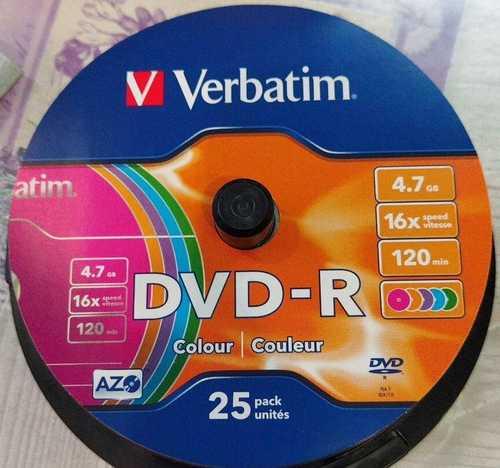 Диски dvd R 23 штуки