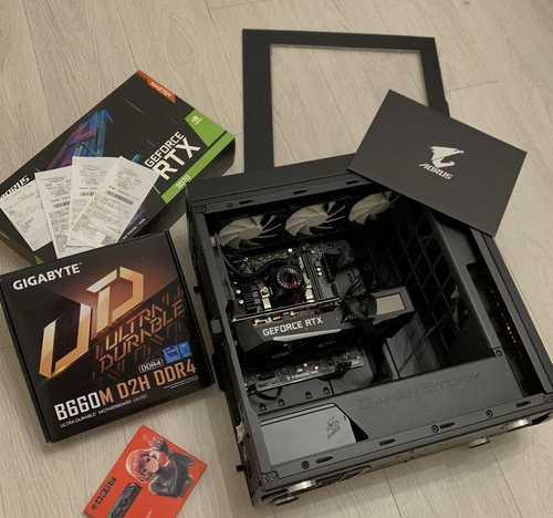 Игровой пк RTX 3070 Aorus + i5 12400 + 16gb
