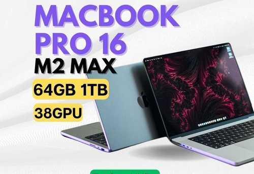 Macbook Pro 16" M2 Max (38 gpu) 64GB 1TB