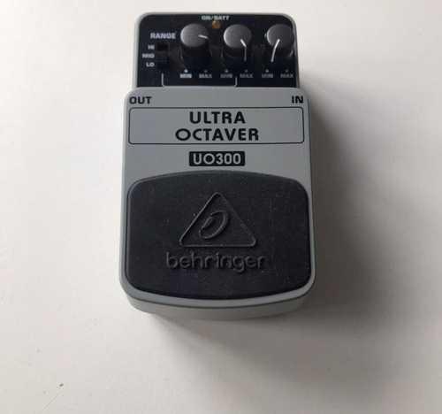 Гитарная педаль behringer ultra octaver uo300