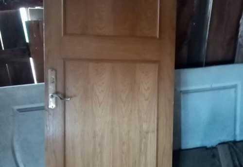 Дверь деревянная бу 80