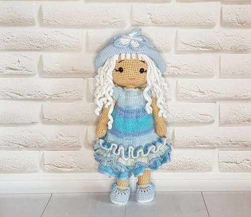 Кукла вязаная, handmade