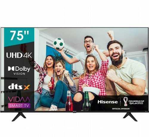 Телевизор Hisense 75A6K черный