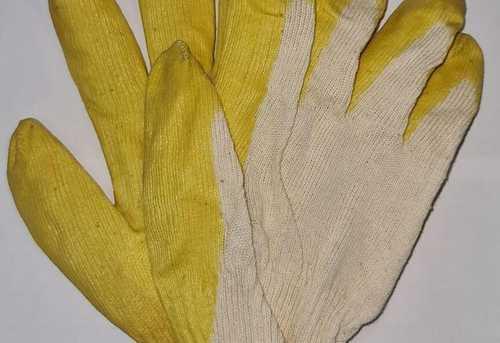 Перчатки с одинарным обливом(разные цвета)