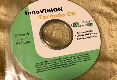 Демонстрационной диск nvidia 1CD 1998 год