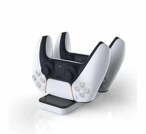 Зарядная станция ps5 dualsense dobe charging dock