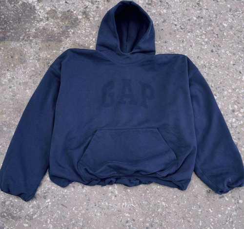 Yeezy X GAP X Balenciaga Dove Hoodie Dark Blue