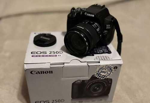 Canon eos 250d kit Зеркальный фотоаппарат