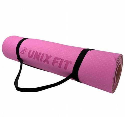 Коврик для йоги и фитнеса unix Fit двусторонний, 1