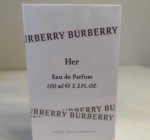 Burberry Her 100 ml Новые