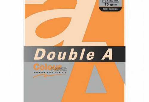 Бумага цветная double A, А4, 75 г/м2, 100 л., неон