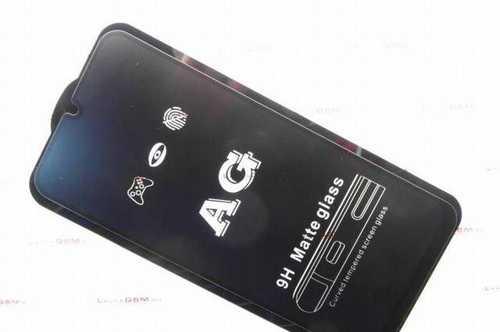 Защитное стекло матовое для Samsung A50/A40S Черно