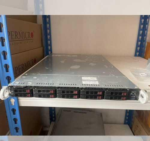 Сервер Supermicro X11DPU CSE-119U 10xSFF