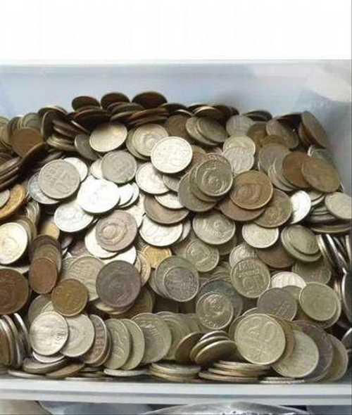 Монеты СССР разные на вес
