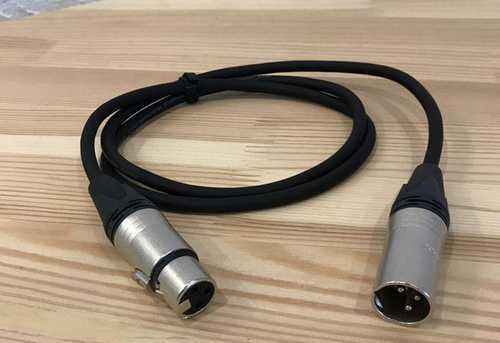 Микрофонный кабель Stagg XMC1XX 1м