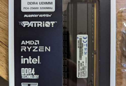 Patriot Viper 4 Blackout 16 3200 DDR4