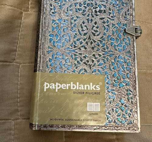 Ежедневник Paperblanks серебряная филигрань