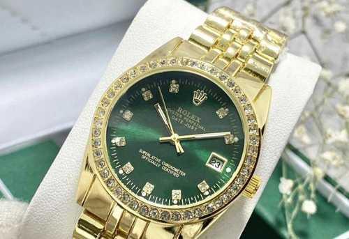Женские кварцевые часы "Rolex" с календарем
