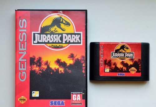 Оригинальный картридж Jurassic Park - Sega Genesis