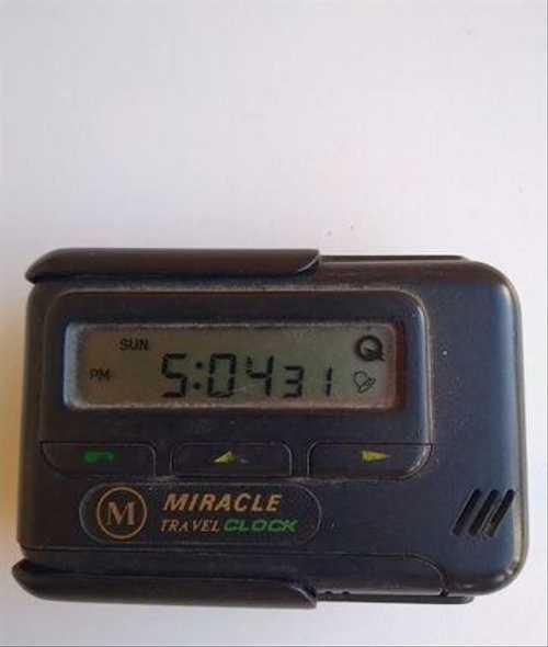 Винтажные электронные часы Miracle Travel Clock