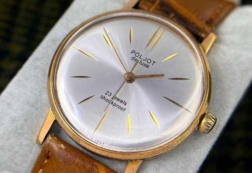 Poljot 2209 De Luxe Au10 ультратонкие часы СССР