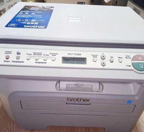 Brother dcp -7030R лазерное мфу