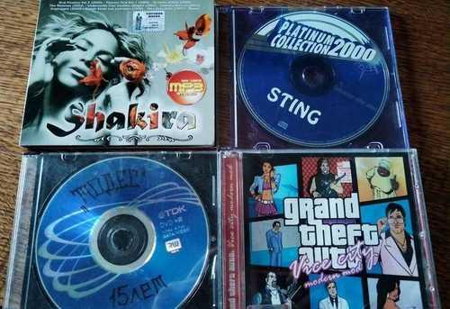 Cd компакт диски музыка и игра GTA