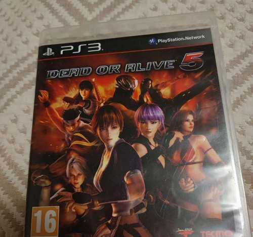 Диск Dead or Alive 5 для PS3