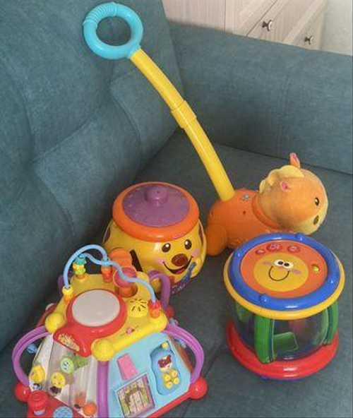 Развивающие игрушки chicco, fisher price