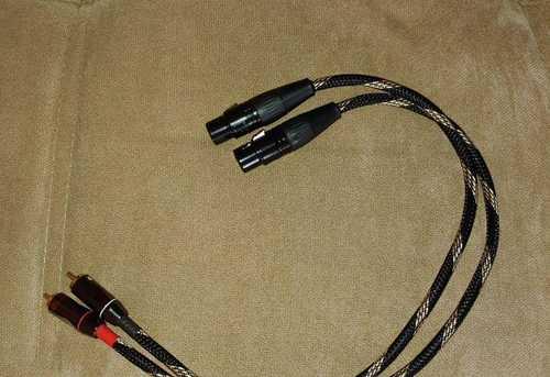 Кабель акустический полубалансный XLR-RCA
