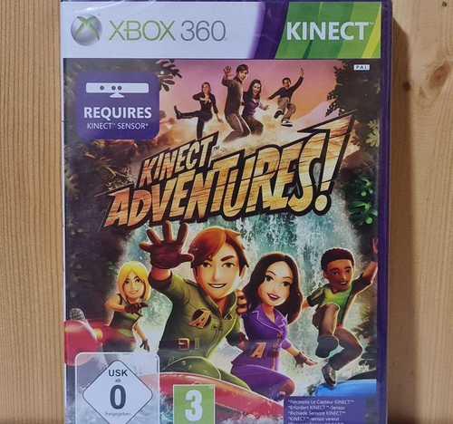 Kinect Adventures Xbox 360 новый диск