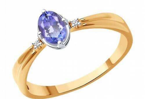 Кольцо Diamant из золота, 51-210-01906-1, р.17,5