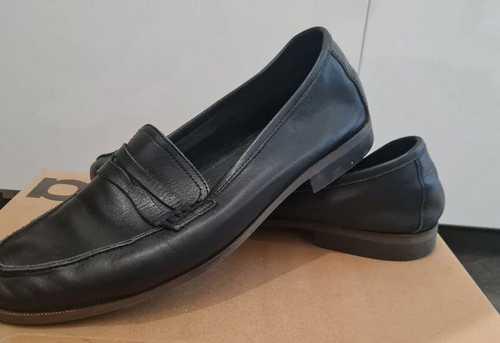 Туфли мужские лоферы, 43 размер, кожаные