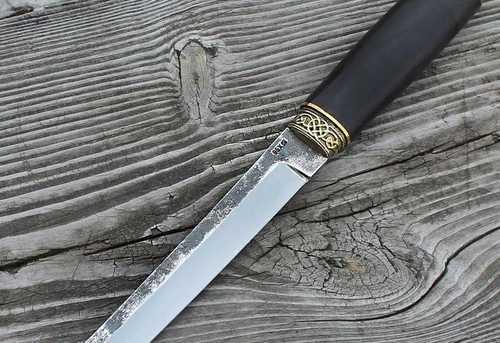 Нож Танто из кованой стали 95х18 с кельтским литье