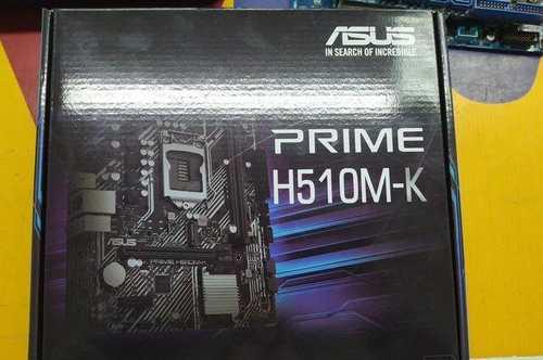 Новая asus prime H510M K 1200