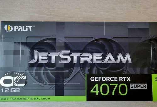 Видеокарта Palit RTX 4070 super JetStream OC