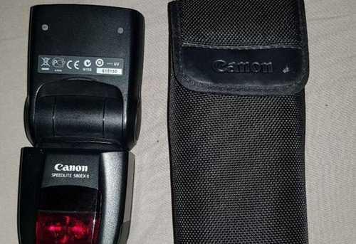 Вспышка камеры Canon Speedlit 580 EX II