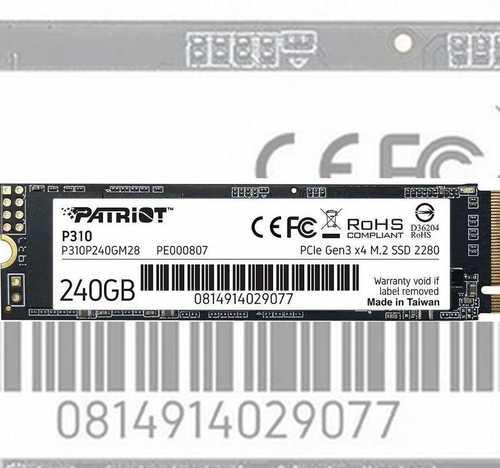 Твердотельный накопитель (SSD) Patriot P310P240GM28