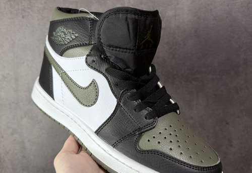 Nike Air Jordan 1 черн/зел