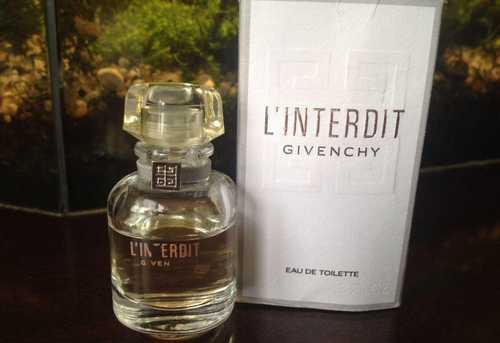 Туалетная вода L'Interdit Eau DE Toilette Givenchy