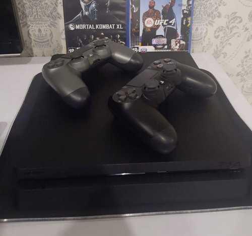 Sony playstation 4 slim 1tb с играми